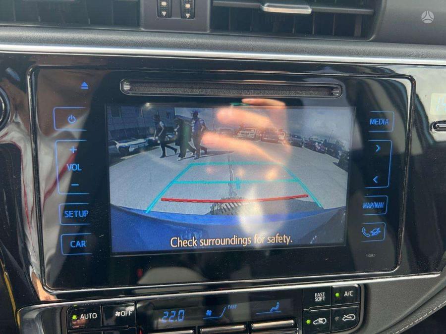 Blue Toyota Auris 2016 in Klaipeda, with an engine capacity of 1.20 L and mileage of 54 thousand km for 12000 €, photo 15 on AUTOMOTO.COM.LV
