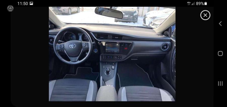 Zils Toyota Auris 2018 Klaipėda, ar dzinēja tilpumu 1.80 L un nobraukumu 158 tūkst. km par 10900 €, foto 15 vietnē AUTOMOTO.COM.LV