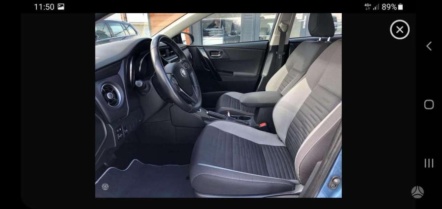 Zils Toyota Auris 2018 Klaipėda, ar dzinēja tilpumu 1.80 L un nobraukumu 158 tūkst. km par 10900 €, foto 16 vietnē AUTOMOTO.COM.LV