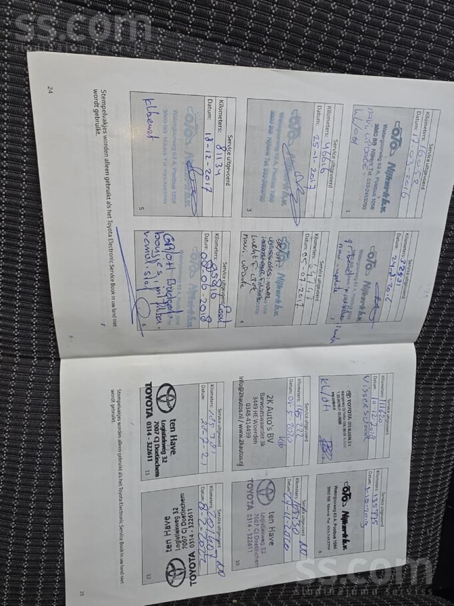 Blue Toyota Auris 2015 in Riga, with an engine capacity of 1.80 L and mileage of 298 thousand km for 8500 €, photo 11 on AUTOMOTO.COM.LV