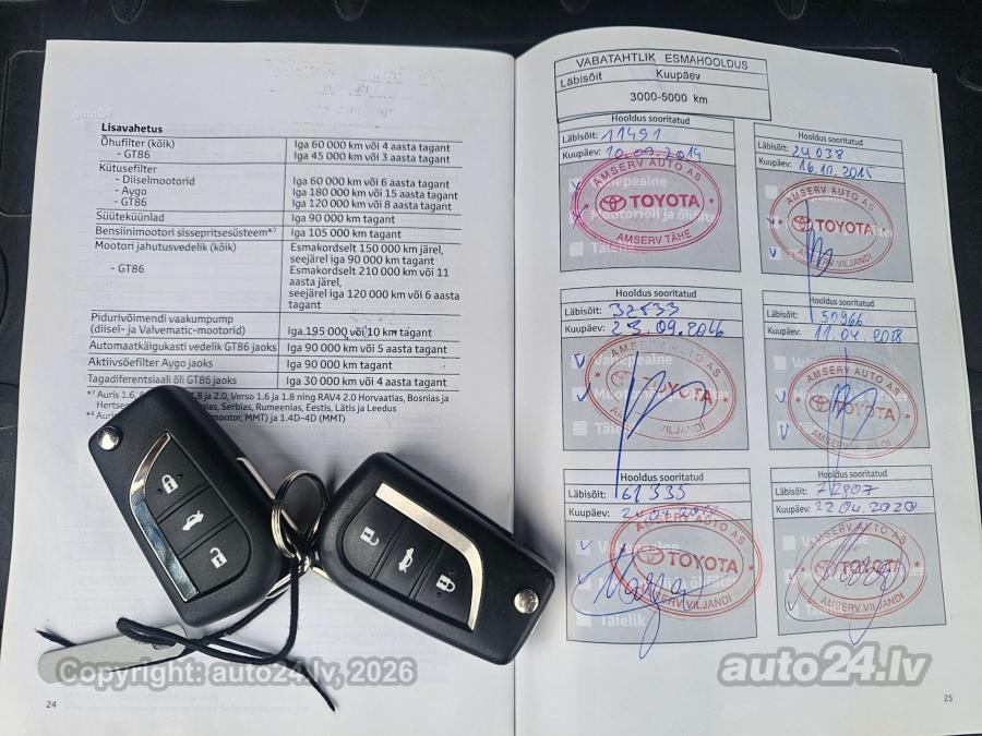 Коричневый Тойота Аурис 2013 в Пайде, объемом двигателя 1.60 л и пробегом 145 тыс. км за 7790 €, фото 20 на AUTOMOTO.COM.LV