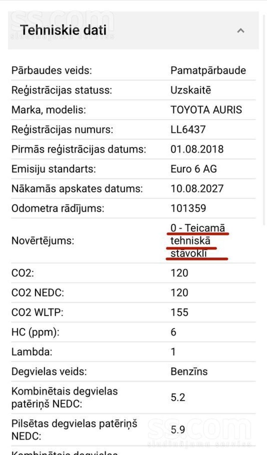 Brūns Toyota Auris 2018 Rīga, ar dzinēja tilpumu 1.20 L un nobraukumu 119 tūkst. km par 9900 €, foto 35 vietnē AUTOMOTO.COM.LV