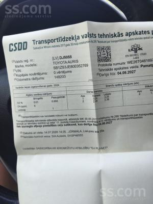 Brūns Toyota Auris 2013 Rīga, ar dzinēja tilpumu 1.80 L un nobraukumu 149 tūkst. km par 9700 €, foto 30 vietnē AUTOMOTO.COM.LV