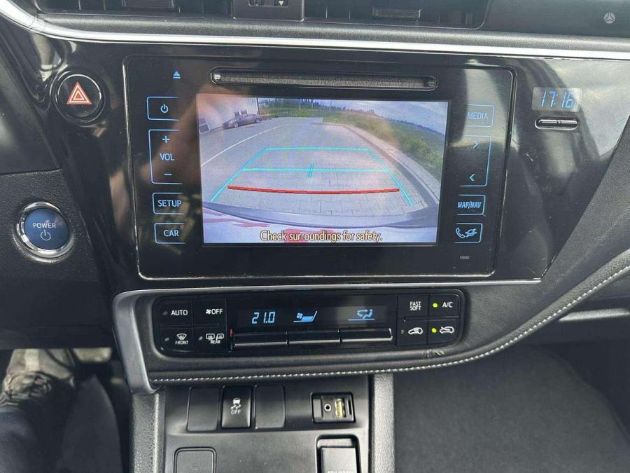 Brown Toyota Auris 2017 in Vilnius, with an engine capacity of 1.80 L and mileage of 264 thousand km for 10200 €, photo 28 on AUTOMOTO.COM.LV