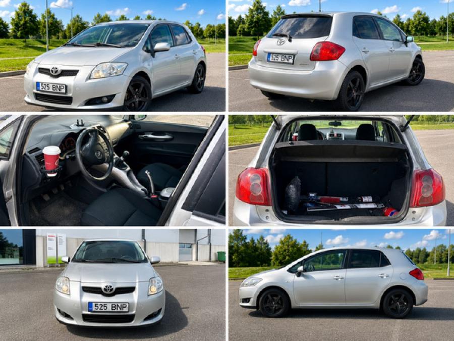 Pelēks Toyota Auris 2008 Tallina, ar dzinēja tilpumu 1.40 L un nobraukumu 456 tūkst. km par 1399 €, foto 5 vietnē AUTOMOTO.COM.LV