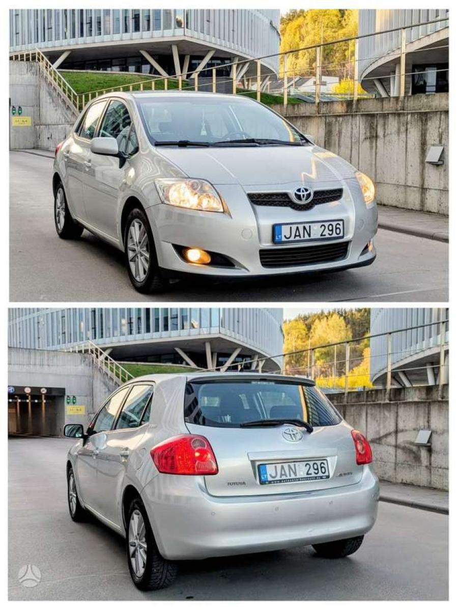 Pelēks Toyota Auris 2009 Viļņa, ar dzinēja tilpumu 1.60 L un nobraukumu 151 tūkst. km par 4750 €, foto 9 vietnē AUTOMOTO.COM.LV
