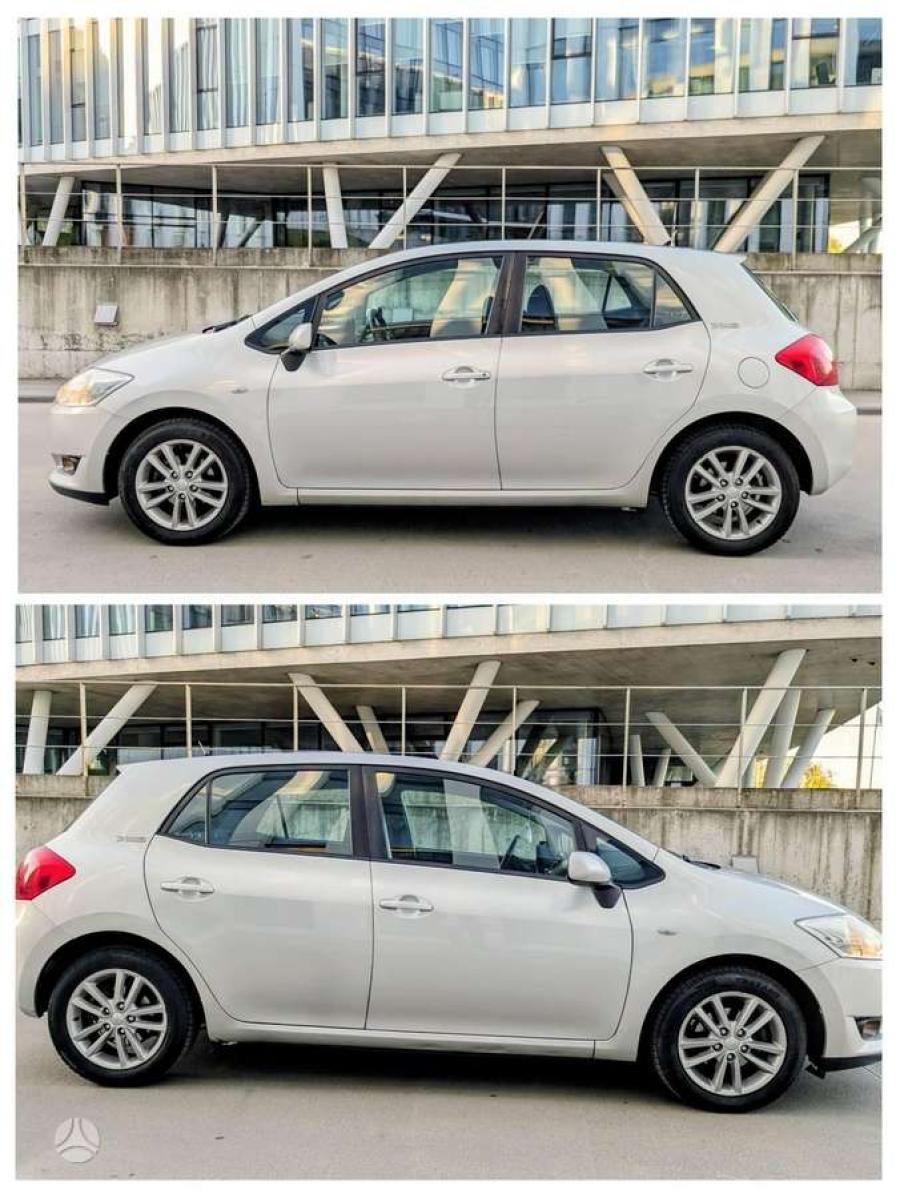 Pelēks Toyota Auris 2009 Viļņa, ar dzinēja tilpumu 1.60 L un nobraukumu 151 tūkst. km par 4750 €, foto 10 vietnē AUTOMOTO.COM.LV