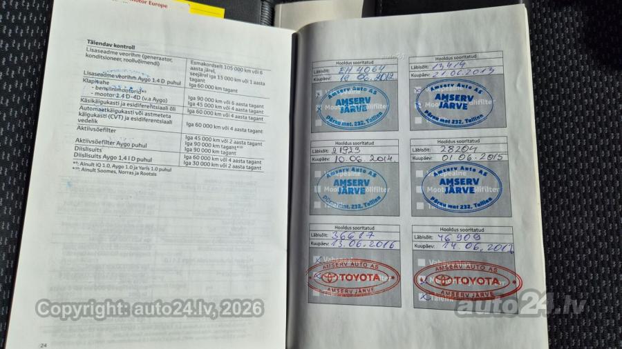 Серый Тойота Аурис 2011 в Таллин, объемом двигателя 1.40 л и пробегом 111 тыс. км за 5000 €, фото 19 на AUTOMOTO.COM.LV