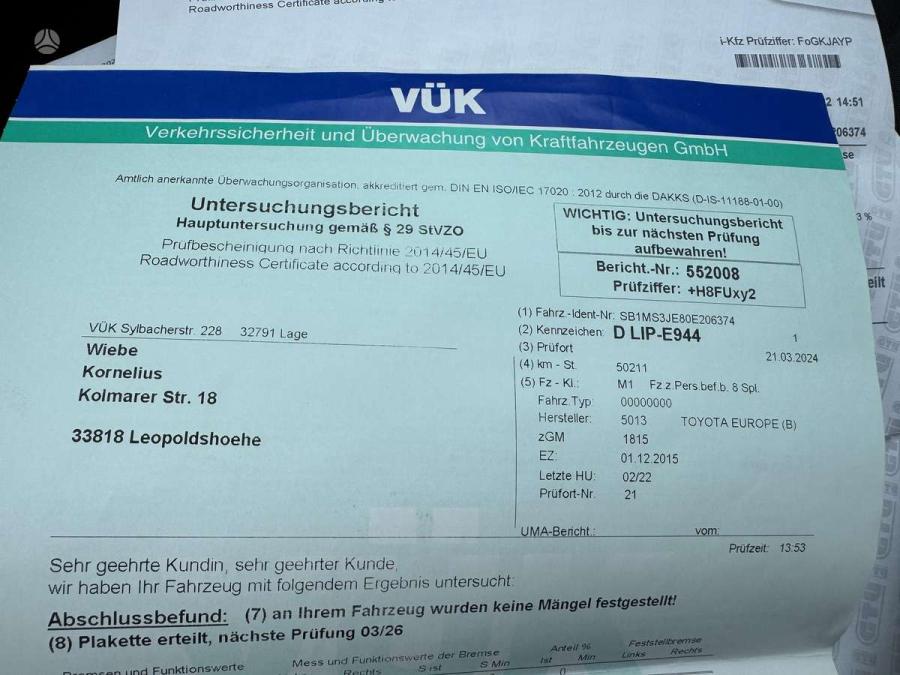 Pelēks Toyota Auris 2015 Kauņa, ar dzinēja tilpumu 1.80 L un nobraukumu 71 tūkst. km par 12990 €, foto 18 vietnē AUTOMOTO.COM.LV