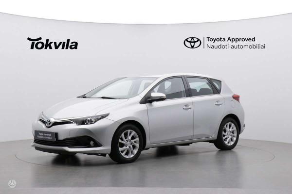 Pelēks Toyota Auris 2017 Viļņa, ar dzinēja tilpumu 1.60 L un nobraukumu 77 tūkst. km par 9900 €, foto 1 vietnē AUTOMOTO.COM.LV