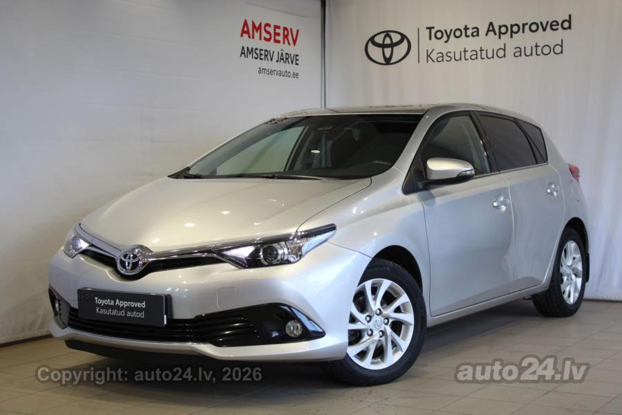 Grey Toyota Auris 2018 in Tallinn, with an engine capacity of 1.60 L and mileage of 48 thousand km for 9990 €, photo 1 on AUTOMOTO.COM.LV