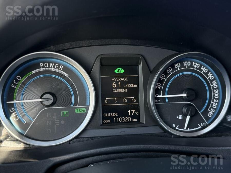 Серый Тойота Аурис 2014 в Лиепая, объемом двигателя 1.80 л и пробегом 110 тыс. км за 9800 €, фото 20 на AUTOMOTO.COM.LV