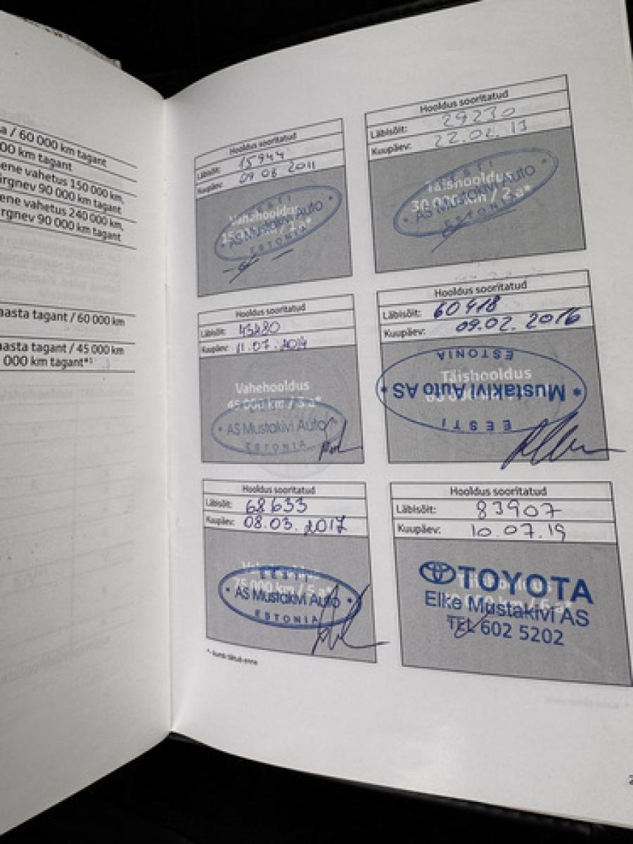 Тойота Аурис 2010 в Таллин, объемом двигателя 1.80 л и пробегом 156 тыс. км за 6500 €, фото 15 на AUTOMOTO.COM.LV