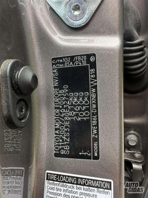 Toyota Auris 2017 in Vilnius, with an engine capacity of 1.80 L and mileage of 264 thousand km for 10200 €, photo 24 on AUTOMOTO.COM.LV