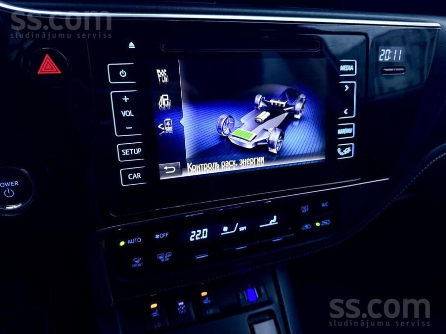 Balts Toyota Auris 2016 Rīga, ar dzinēja tilpumu 1.80 L un nobraukumu 201 tūkst. km par 8100 €, foto 10 vietnē AUTOMOTO.COM.LV