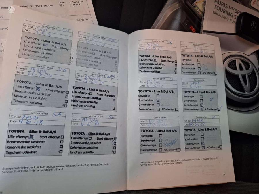 Белый Тойота Аурис 2016 в Вилкавишкис, объемом двигателя 1.80 л и пробегом 310 тыс. км за 9100 €, фото 23 на AUTOMOTO.COM.LV