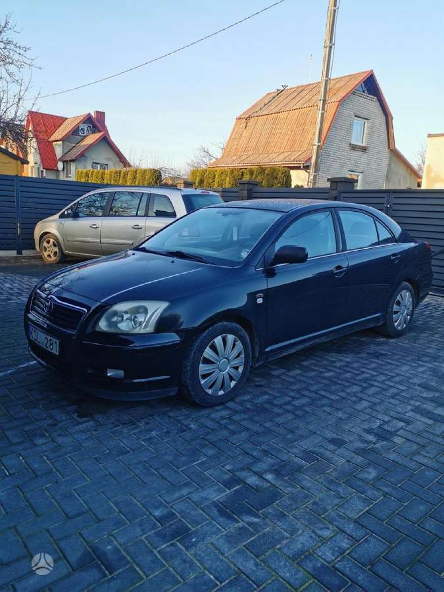 Melns Toyota Avensis 2003 Gargždai, ar dzinēja tilpumu 2.00 L un nobraukumu 340 tūkst. km par 800 €, foto 2 vietnē AUTOMOTO.COM.LV