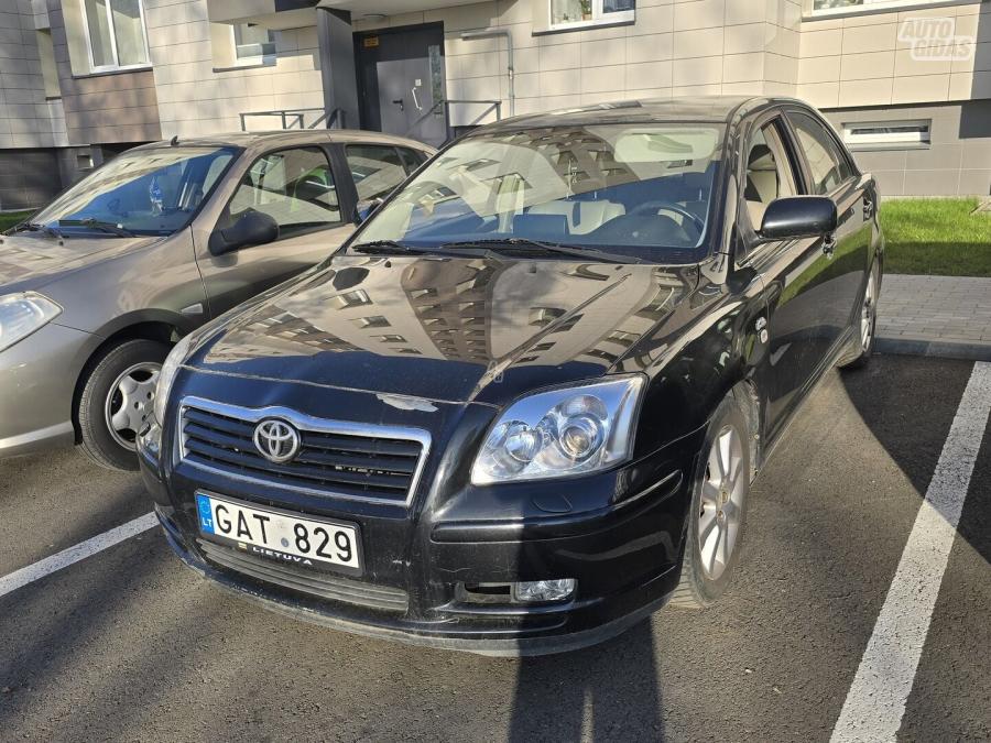 Melns Toyota Avensis 2003 Marijampole, ar dzinēja tilpumu 2.00 L un nobraukumu 310 tūkst. km par 990 €, foto 4 vietnē AUTOMOTO.COM.LV