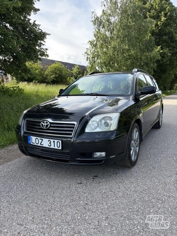 Melns Toyota Avensis 2005 Alīta, ar dzinēja tilpumu 2.00 L un nobraukumu 430 tūkst. km par 1900 €, foto 1 vietnē AUTOMOTO.COM.LV