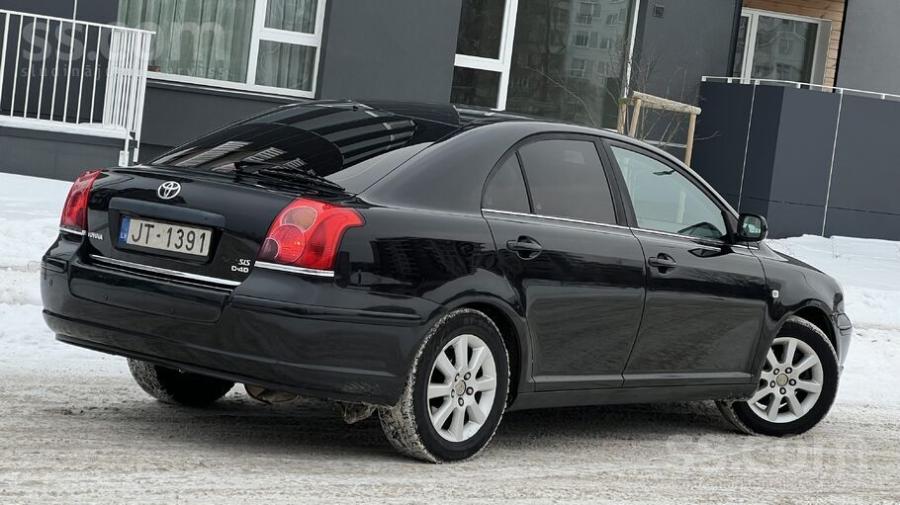 Melns Toyota Avensis 2006 Rīga, ar dzinēja tilpumu 2.20 L un nobraukumu 277 tūkst. km par 1990 €, foto 11 vietnē AUTOMOTO.COM.LV