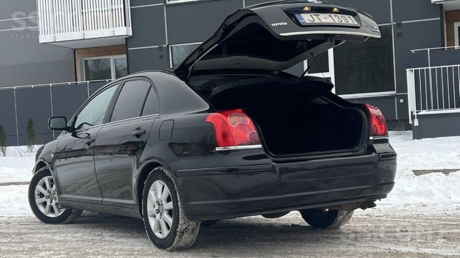 Melns Toyota Avensis 2006 Rīga, ar dzinēja tilpumu 2.20 L un nobraukumu 277 tūkst. km par 1990 €, foto 12 vietnē AUTOMOTO.COM.LV