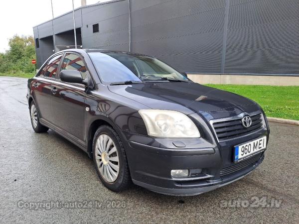 Black Toyota Avensis 2004 in Tallinn, with an engine capacity of 2.00 L and mileage of 290 thousand km for 2499 €, photo 1 on AUTOMOTO.COM.LV