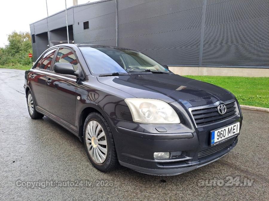 Melns Toyota Avensis 2004 Tallina, ar dzinēja tilpumu 2.00 L un nobraukumu 290 tūkst. km par 2499 €, foto 1 vietnē AUTOMOTO.COM.LV