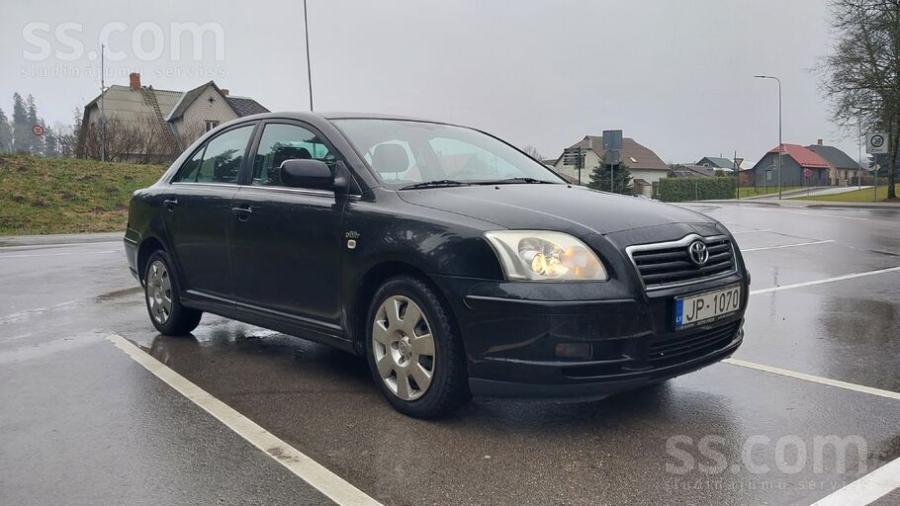 Melns Toyota Avensis 2005 Alūksne, ar dzinēja tilpumu 2.20 L un nobraukumu 0 tūkst. km par 1200 €, foto 2 vietnē AUTOMOTO.COM.LV