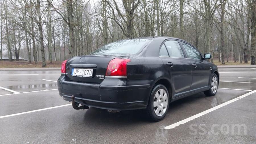 Melns Toyota Avensis 2005 Alūksne, ar dzinēja tilpumu 2.20 L un nobraukumu 0 tūkst. km par 1200 €, foto 5 vietnē AUTOMOTO.COM.LV