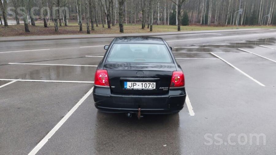Melns Toyota Avensis 2005 Alūksne, ar dzinēja tilpumu 2.20 L un nobraukumu 0 tūkst. km par 1200 €, foto 8 vietnē AUTOMOTO.COM.LV