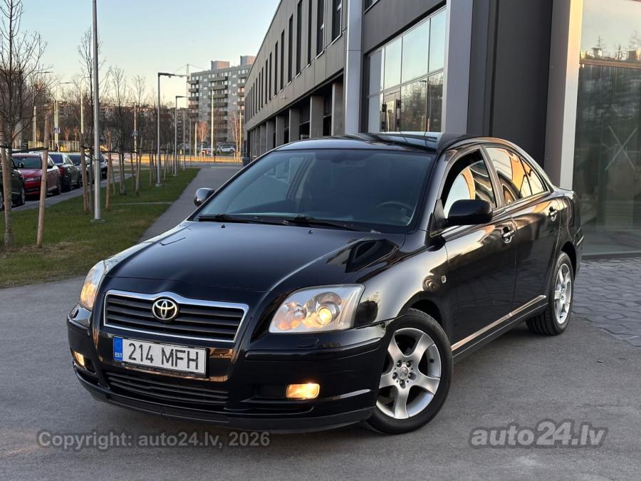 Melns Toyota Avensis 2005 Tallina, ar dzinēja tilpumu 1.80 L un nobraukumu 347 tūkst. km par 3499 €, foto 1 vietnē AUTOMOTO.COM.LV