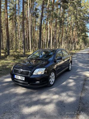 Melns Toyota Avensis 2005 Tallina, ar dzinēja tilpumu 2.00 L un nobraukumu 226 tūkst. km par 2700 €, foto  vietnē AUTOMOTO.COM.LV