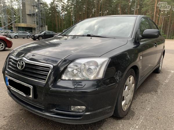 Melns Toyota Avensis 2005 Viļņa, ar dzinēja tilpumu 2.00 L un nobraukumu 201 tūkst. km par 2680 €, foto 1 vietnē AUTOMOTO.COM.LV