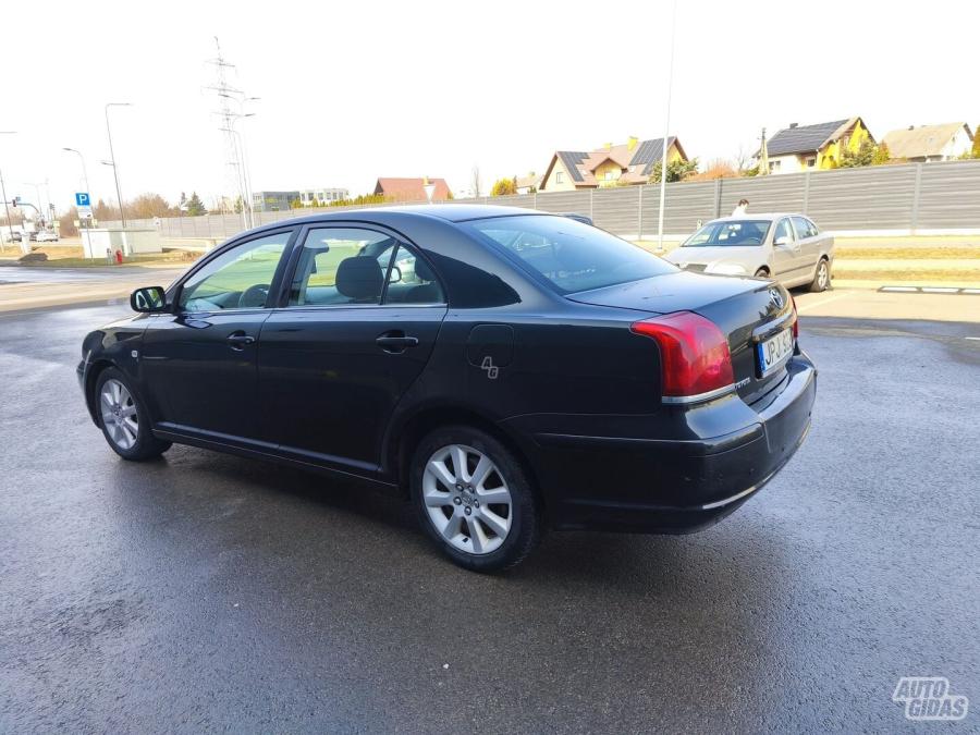 Black Toyota Avensis 2006 in Kaunas, with an engine capacity of 2.00 L and mileage of 355 thousand km for 1500 €, photo 7 on AUTOMOTO.COM.LV