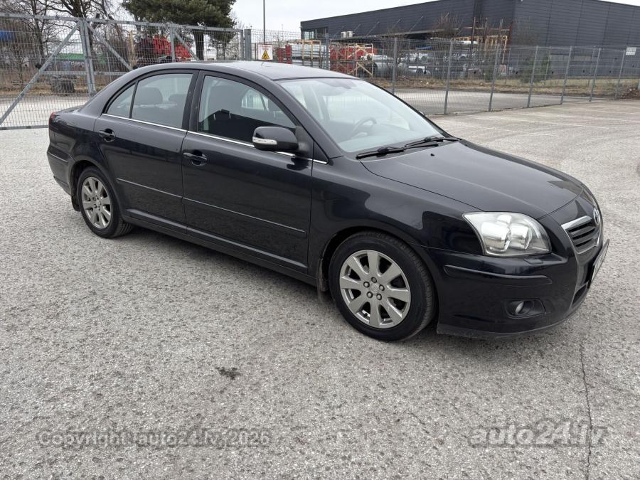 Black Toyota Avensis 2008 in Tallinn, with an engine capacity of 1.80 L and mileage of 119 thousand km for 5400 €, photo 1 on AUTOMOTO.COM.LV