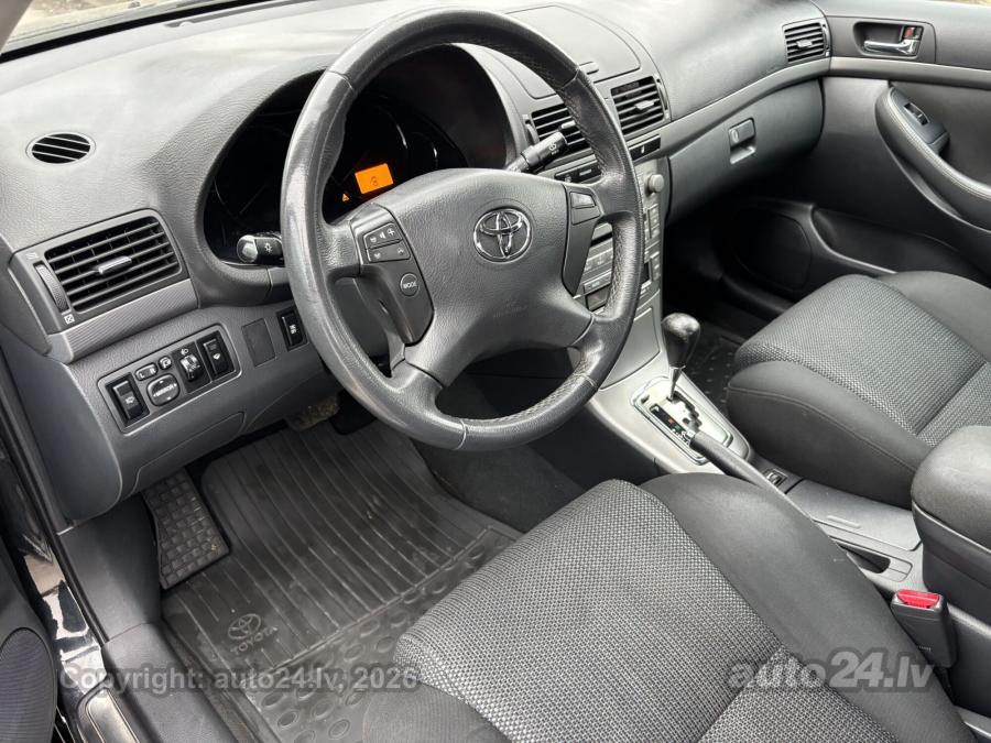 Black Toyota Avensis 2008 in Tallinn, with an engine capacity of 1.80 L and mileage of 119 thousand km for 5400 €, photo 10 on AUTOMOTO.COM.LV