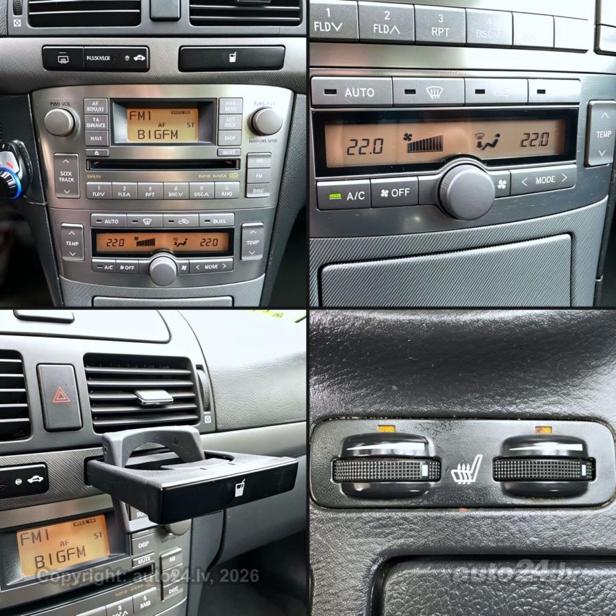 Черный Тойота Авенсис 2008 в Таллин, объемом двигателя 2.00 л и пробегом 349 тыс. км за 1999 €, фото 14 на AUTOMOTO.COM.LV
