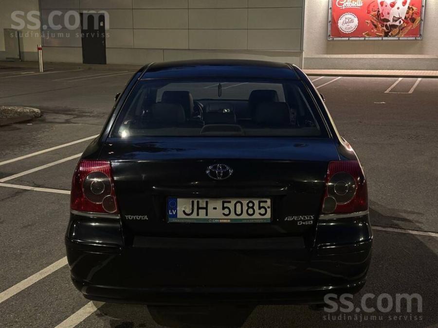 Melns Toyota Avensis 2008 Rīga, ar dzinēja tilpumu 2.00 L un nobraukumu 270 tūkst. km par 1250 €, foto 6 vietnē AUTOMOTO.COM.LV