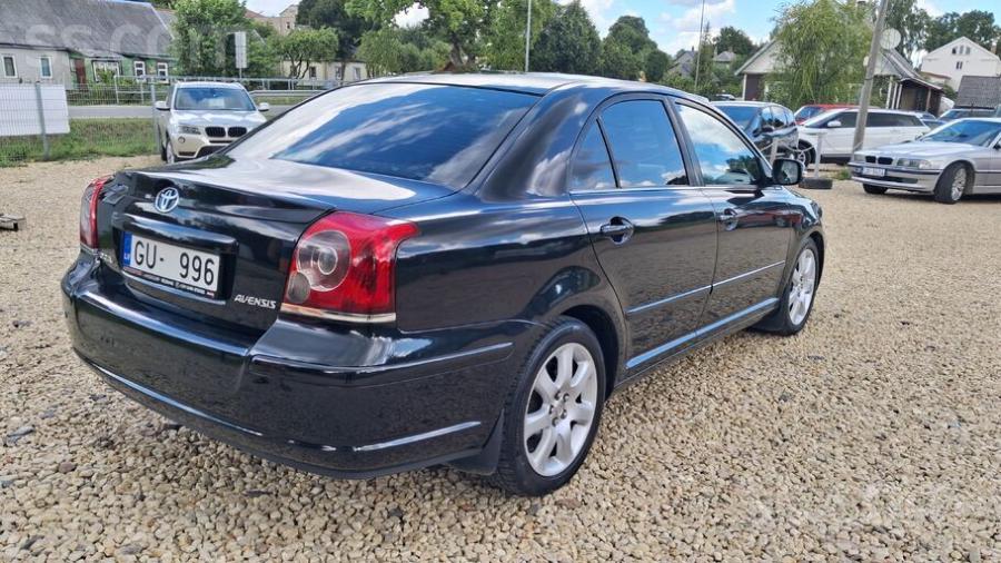 Melns Toyota Avensis 2008 Rēzekne, ar dzinēja tilpumu 2.00 L un nobraukumu 0 tūkst. km par 2700 €, foto 4 vietnē AUTOMOTO.COM.LV