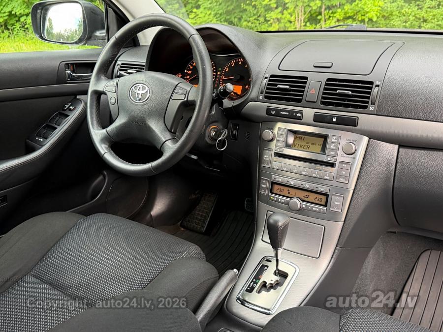 Black Toyota Avensis 2009 in Tallinn, with an engine capacity of 2.00 L and mileage of 97 thousand km for 5995 €, photo 20 on AUTOMOTO.COM.LV