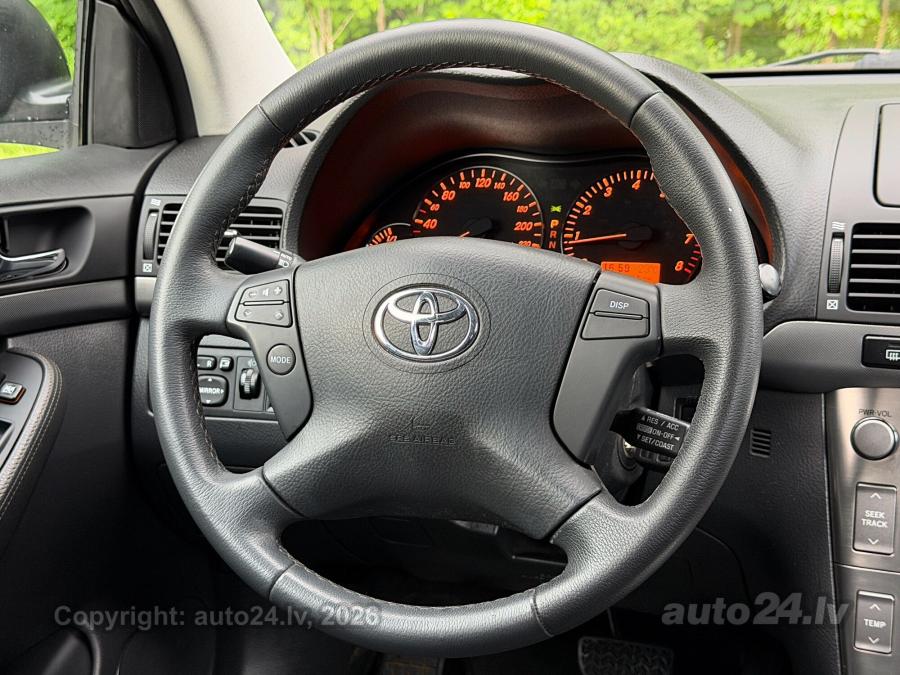 Black Toyota Avensis 2009 in Tallinn, with an engine capacity of 2.00 L and mileage of 97 thousand km for 5995 €, photo 21 on AUTOMOTO.COM.LV