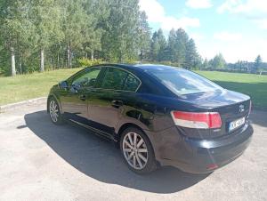 Melns Toyota Avensis 2009 Krāslava, ar dzinēja tilpumu 2.20 L un nobraukumu 371 tūkst. km par 3900 €, foto  vietnē AUTOMOTO.COM.LV