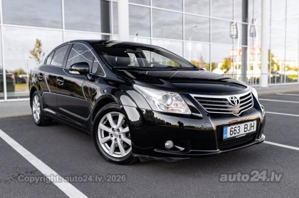 Melns Toyota Avensis 2011 Tallina, ar dzinēja tilpumu 2.20 L un nobraukumu 205 tūkst. km par 5999 €, foto 1 vietnē AUTOMOTO.COM.LV