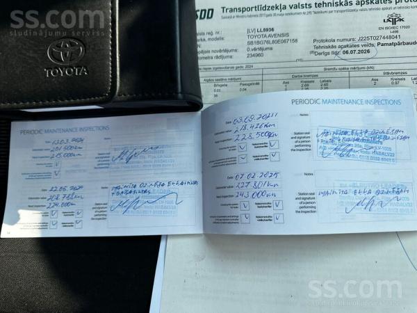 Черный Тойота Авенсис 2012 в Прейли, объемом двигателя 1.80 л и пробегом 252 тыс. км за 5700 €, фото 6 на AUTOMOTO.COM.LV