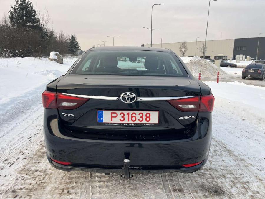 Melns Toyota Avensis 2015 Viļņa, ar dzinēja tilpumu 1.80 L un nobraukumu 260 tūkst. km par 11750 €, foto 6 vietnē AUTOMOTO.COM.LV