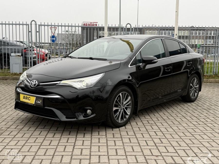 Black Toyota Avensis 2016 in Avizieniai, with an engine capacity of 2.00 L and mileage of 61 thousand km for 15300 €, photo 1 on AUTOMOTO.COM.LV
