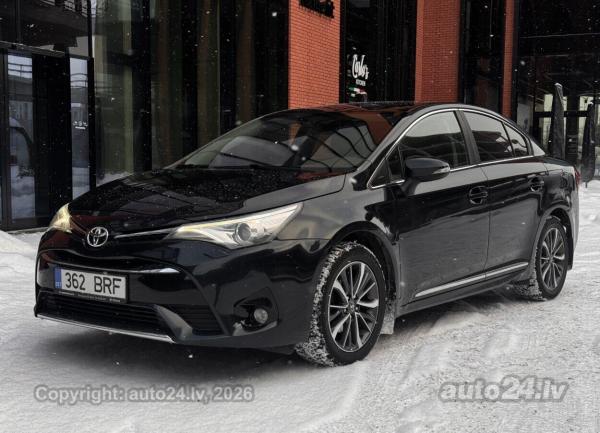 Black Toyota Avensis 2016 in Tallinn, with an engine capacity of 1.80 L and mileage of 110 thousand km for 12500 €, photo 1 on AUTOMOTO.COM.LV
