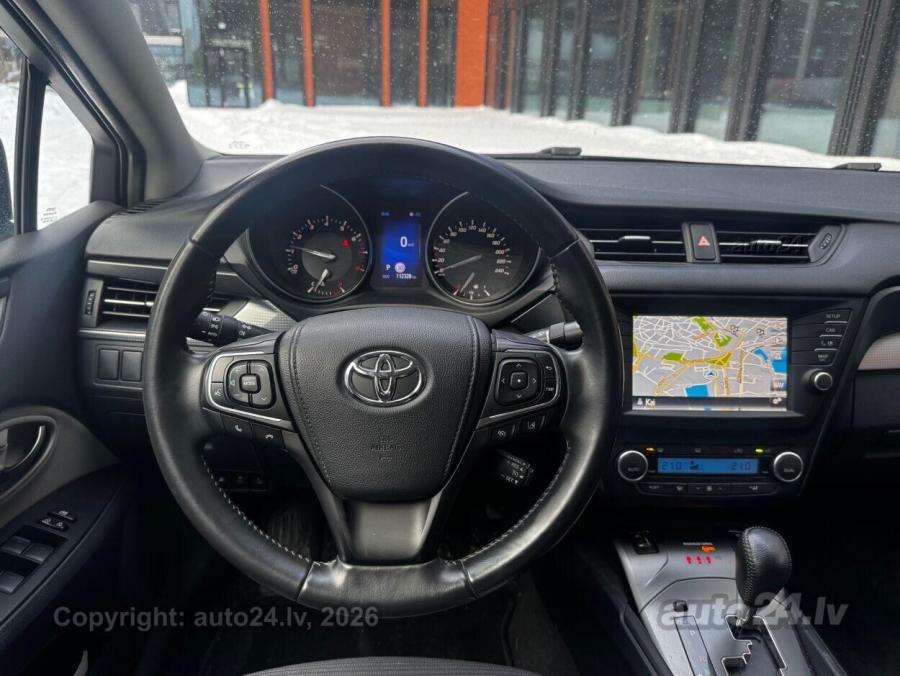 Black Toyota Avensis 2016 in Tallinn, with an engine capacity of 1.80 L and mileage of 110 thousand km for 12500 €, photo 7 on AUTOMOTO.COM.LV