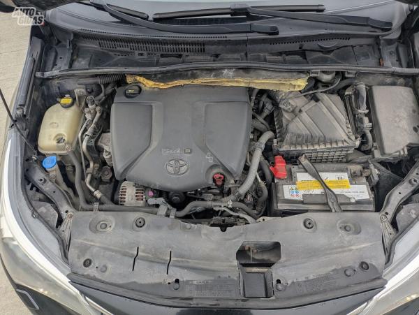 Black Toyota Avensis 2016 in Klaipeda, with an engine capacity of 1.60 L and mileage of 145 thousand km for 8300 €, photo 7 on AUTOMOTO.COM.LV