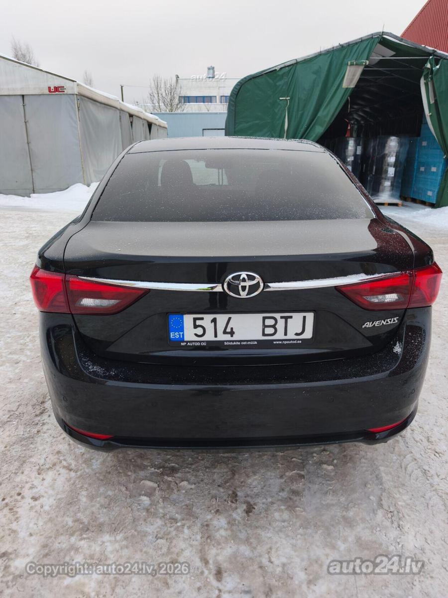 Melns Toyota Avensis 2017 Tallina, ar dzinēja tilpumu 1.80 L un nobraukumu 175 tūkst. km par 9500 €, foto 3 vietnē AUTOMOTO.COM.LV